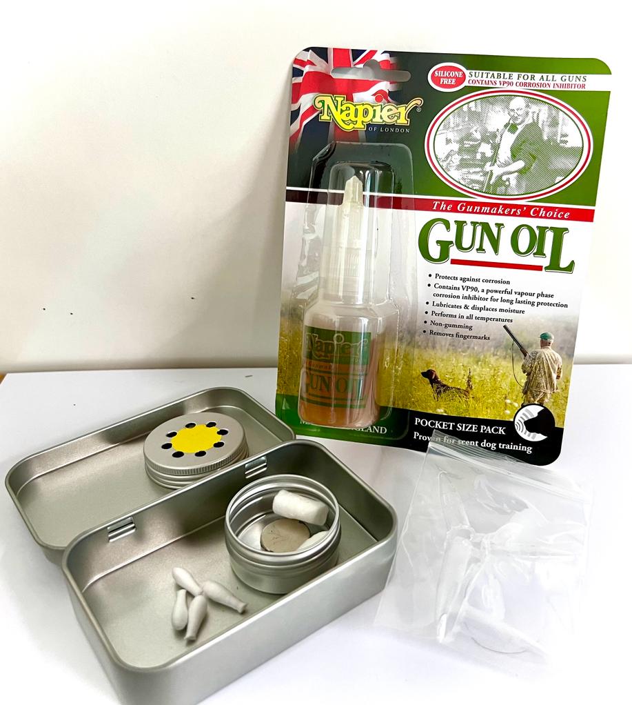 Portable Scent Kit with (Optional) 25ml Napier Gun Oil – The Sniffer Shop