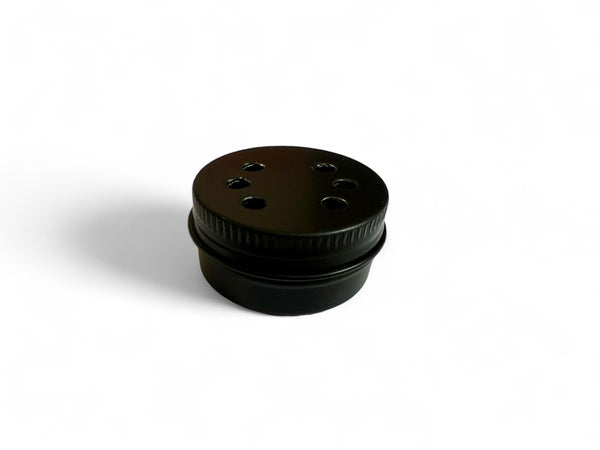 Black Scentwork Tins - vented with magnet (10ml) - The Sniffer Shop